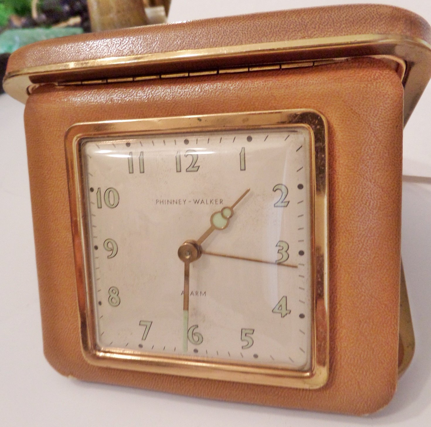 Phinney Walker Wind Up Alarm Travel Portable Clock