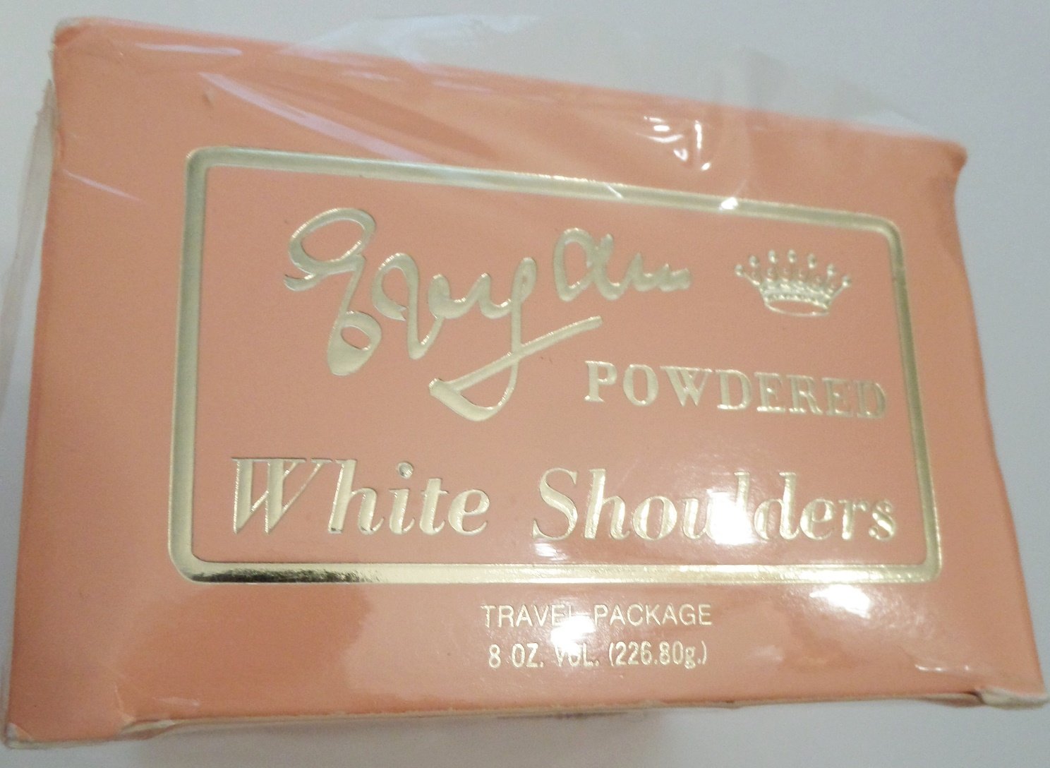 WHITE SHOULDERS BATH POWDER, EYAN PERFUMES, VINTAGE TRAVEL PACK