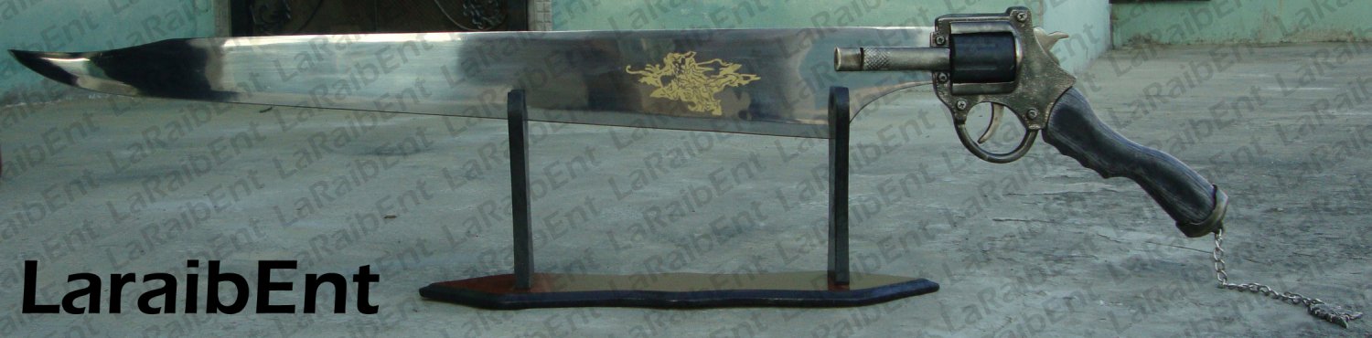 Final Fantasy VIII Squall's FUNCTIONAL Gunblade Sword