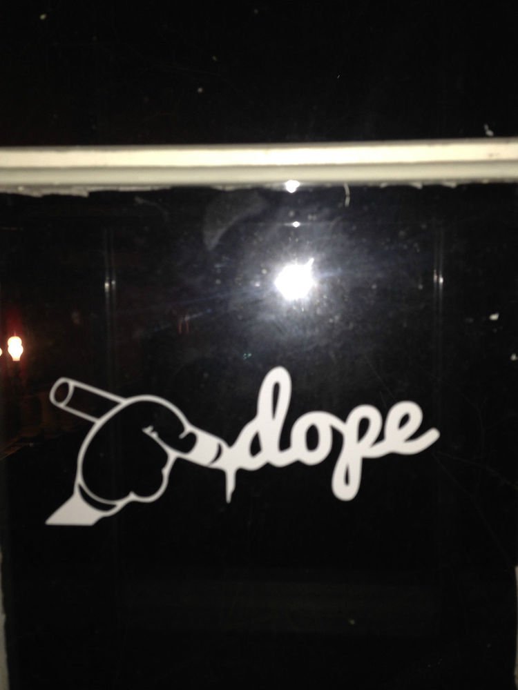 Disney Handwriting DOPE 6" decal window sticker vinyl decal jdm car truck