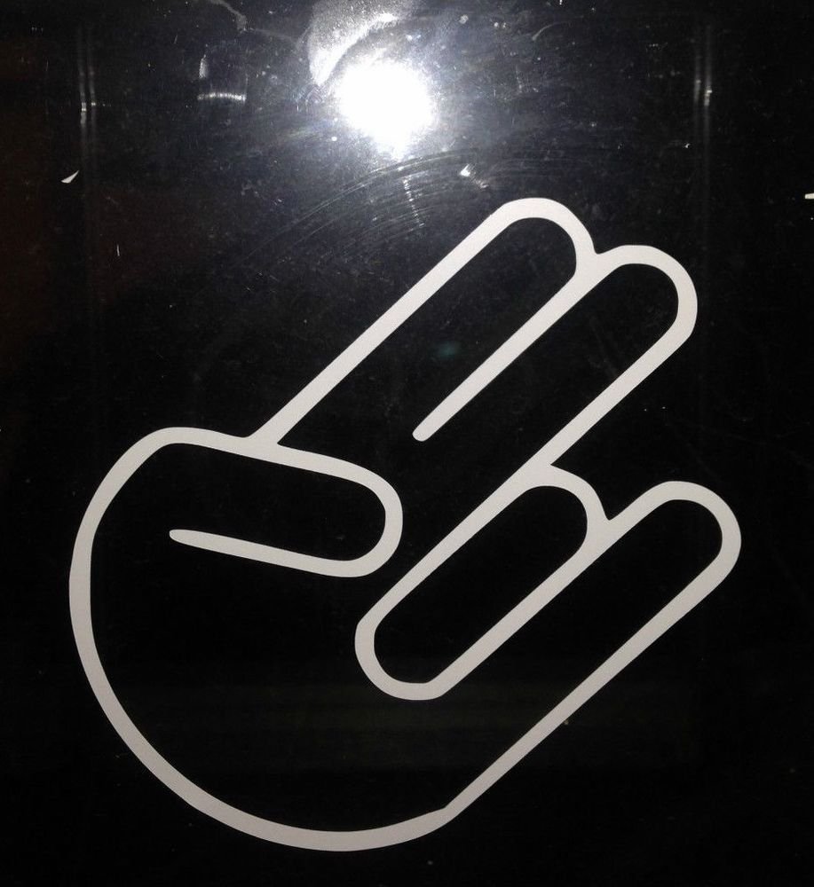2X-The Shocker 6" vinyl-window-car-sticker-decal-jdm funny honda euro ...