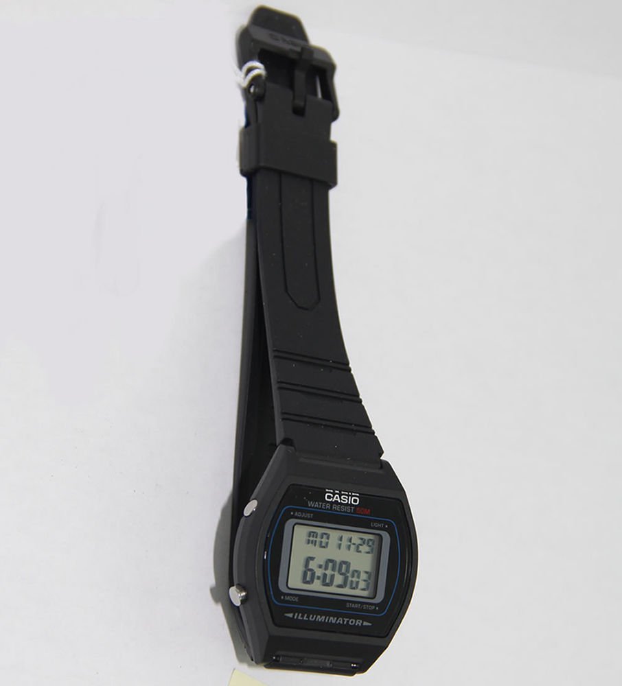 Casio Watch W202 1AV Men Sport Black Watch 100% Original