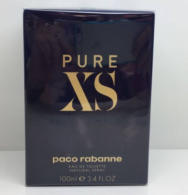 Paco Rabanne Pure XS Eau de Toilette 100ml Men's Cologne New Sealed and ...