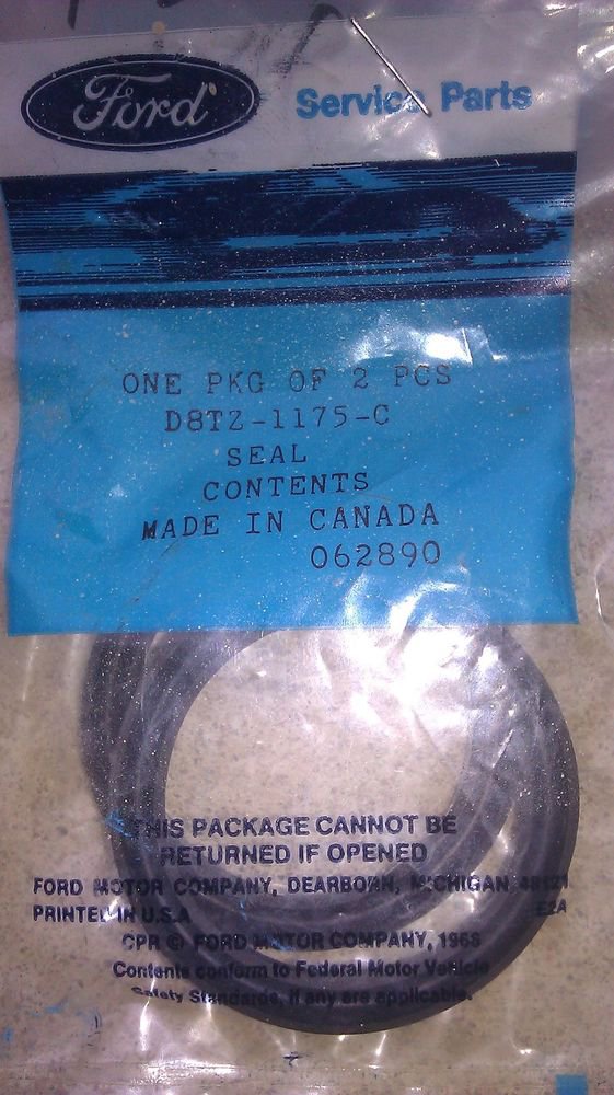 GENUINE FORD FRONT HUB OIL SEAL D8TZ-1175-C / D8TZ1175C NEW SURPLUS - 2 ...