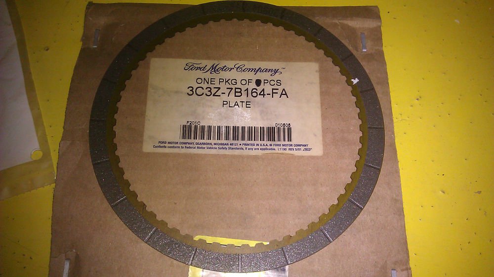 GENUINE FORD PLATE 3C3Z-7B164-FA / 3C3Z7B164FA