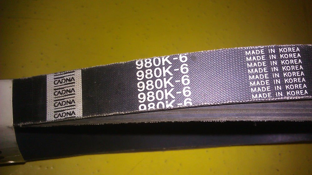 GENUINE ARMOR MARK SERPENTINE BELT 980K-6 / 980K6 / K060980 / 4060980