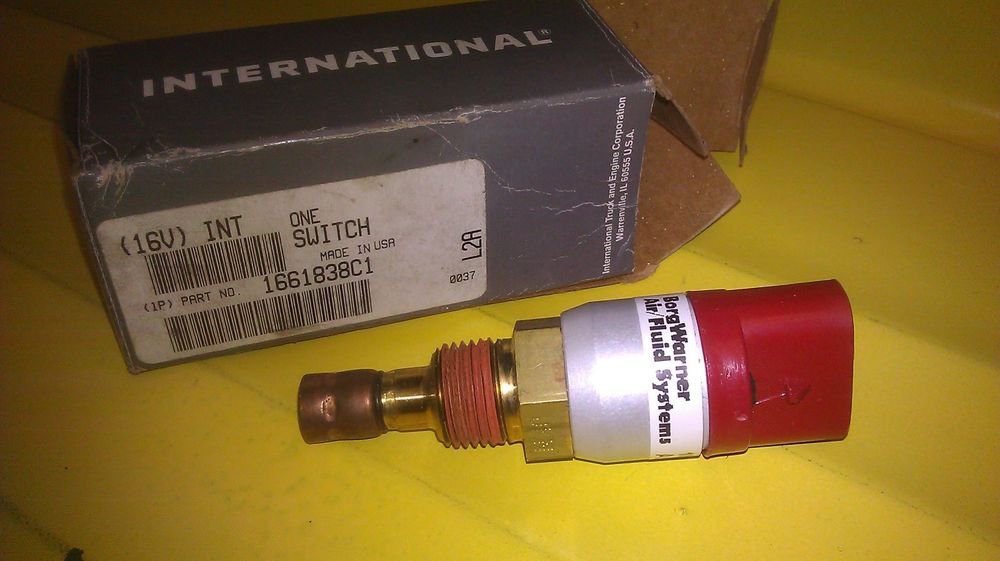 GENUINE INTERNATIONAL NAVISTAR BORG WARNER ALARMSTAT SWITCH 1661838C1 ...