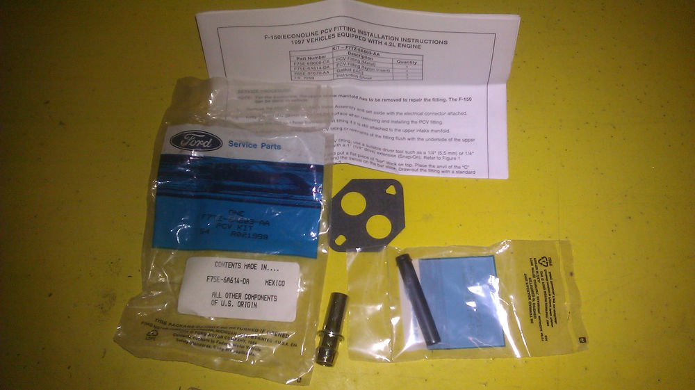 GENUINE FORD OEM PCV KIT F7TZ-6A603-AA / F7TZ6A603AA