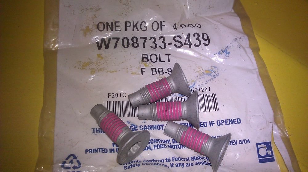 GENUINE FORD OEM BOLT W708733-S439 / W708733S439 / FBB-98 - 4 PACK