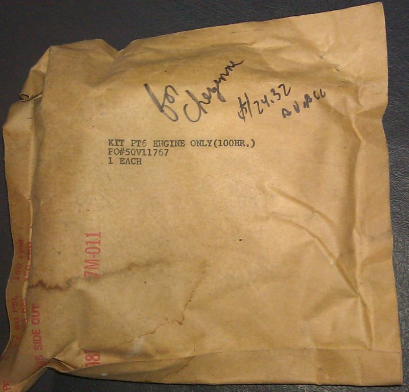 100 HOUR PT6 ENGINE INSPECTION KIT NIP PO#50V11767