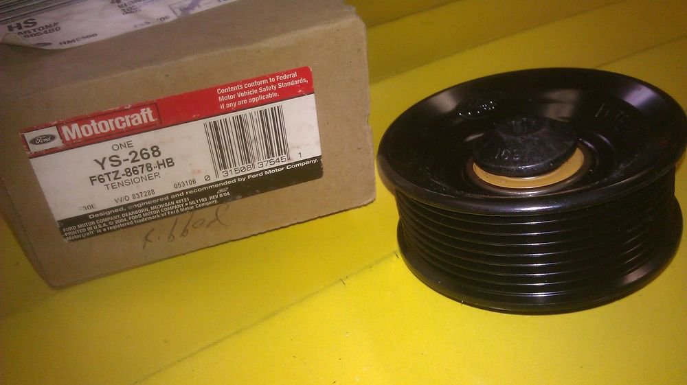GENUINE FORD MOTORCRAFT OEM TENSIONER F6TZ-8678-HB / YS-268 / F6TE ...