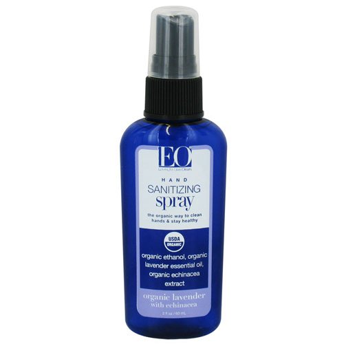 EO hand sanitizing spray with Echinacea Organic Lavender Travel Size - 2 oz