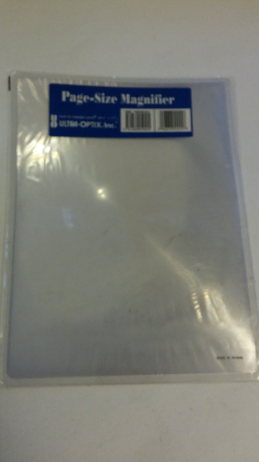 Ultra Optix Magnifying Sheet 8.5 x 11 Page Size Handi-Lens® (HLP-10)