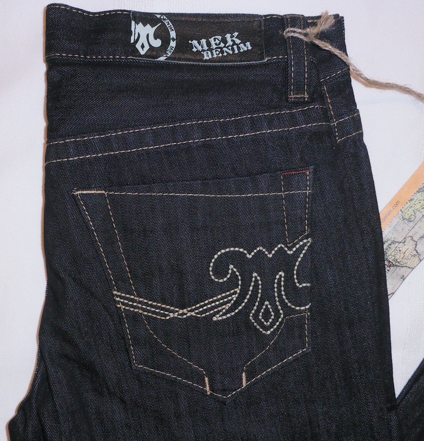 MEK DENIM mens Jeans by ROCK REVIVAL KLIEN Bootcut size 32 34 blue rinse