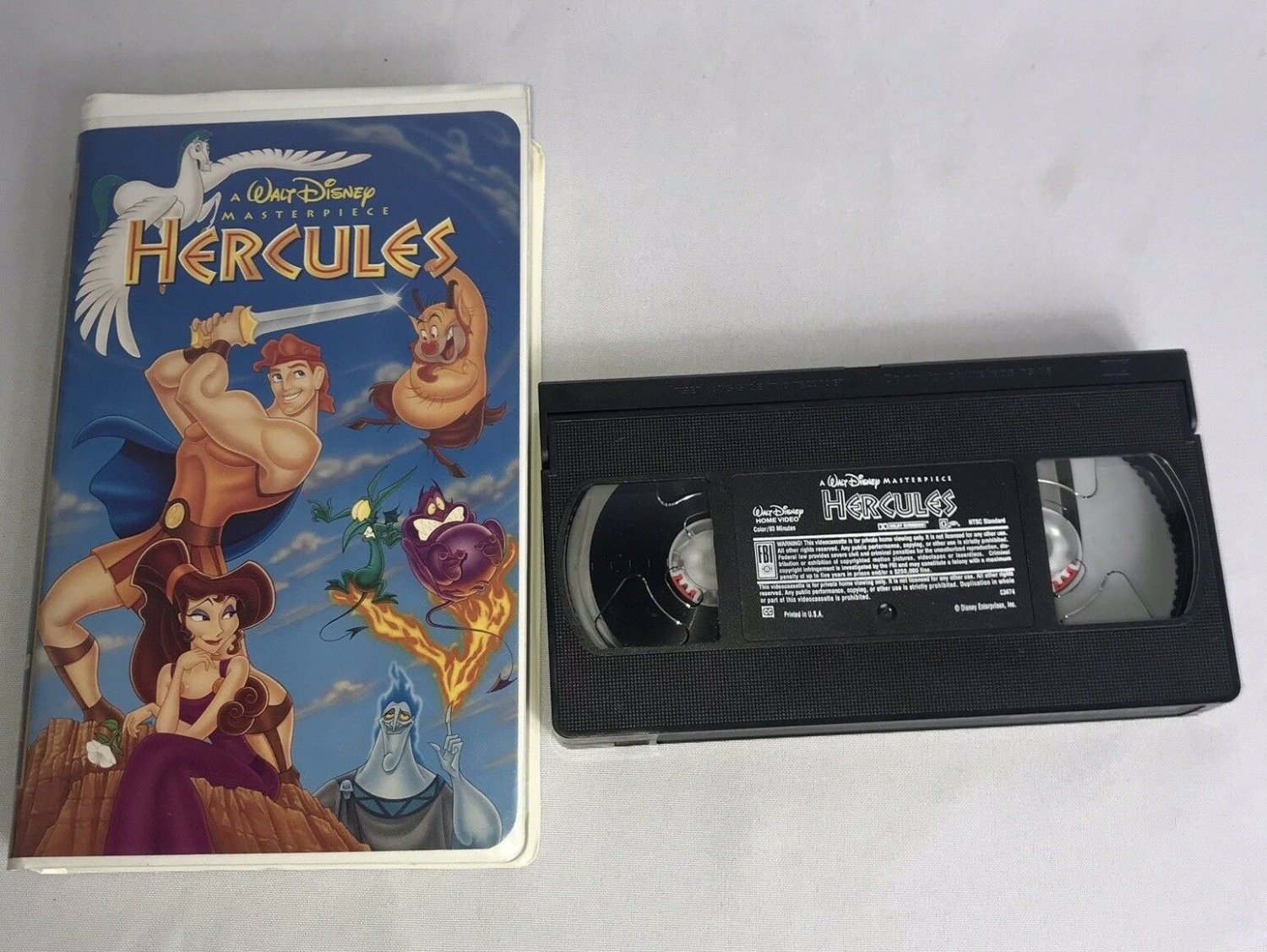 Walt Disney Hercules VHS Video Tape Masterpiece Collection
