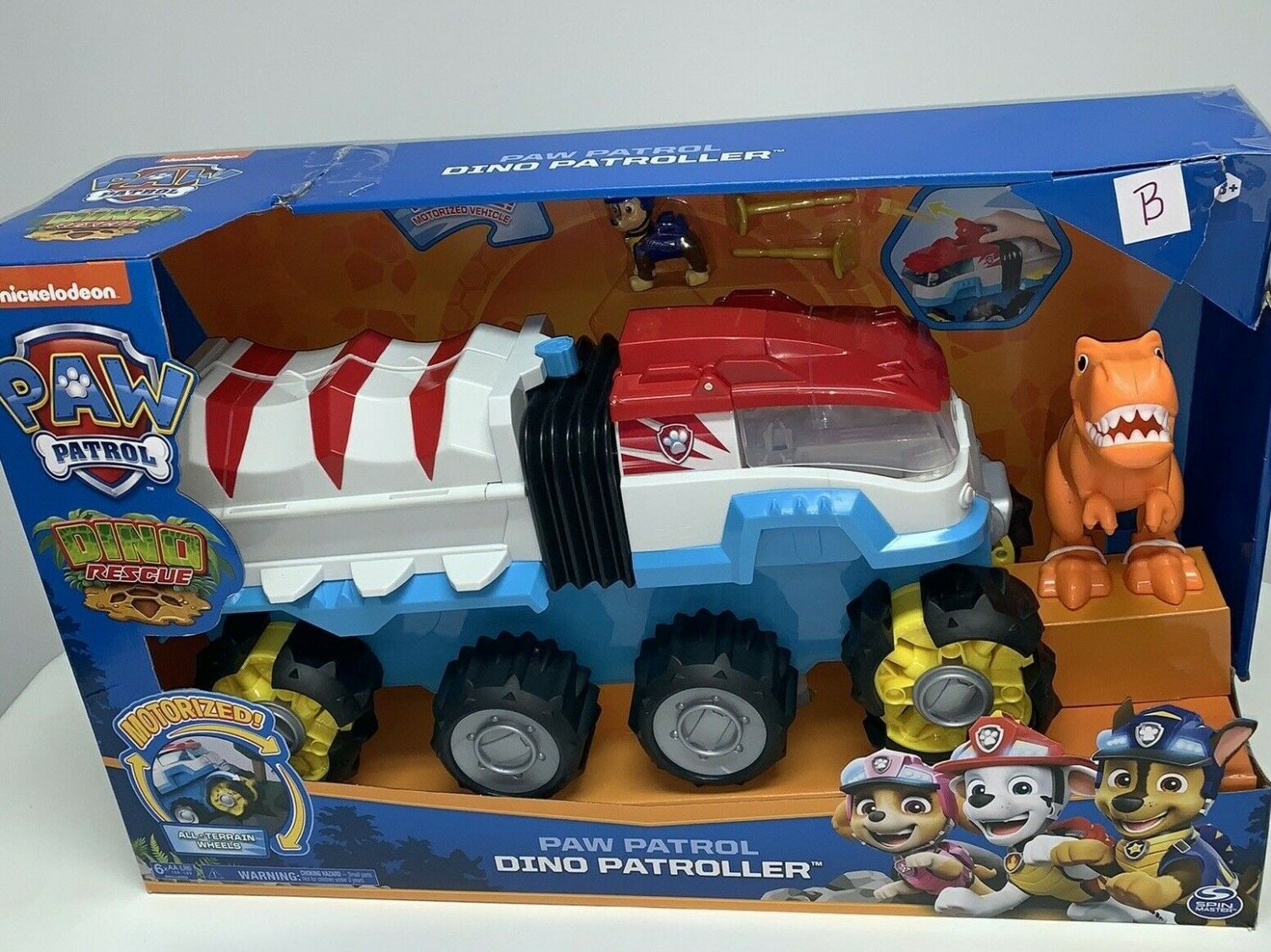 Paw Patrol Dino Rescue Dino Patroller Motorized Team Vehicle Chase and ...