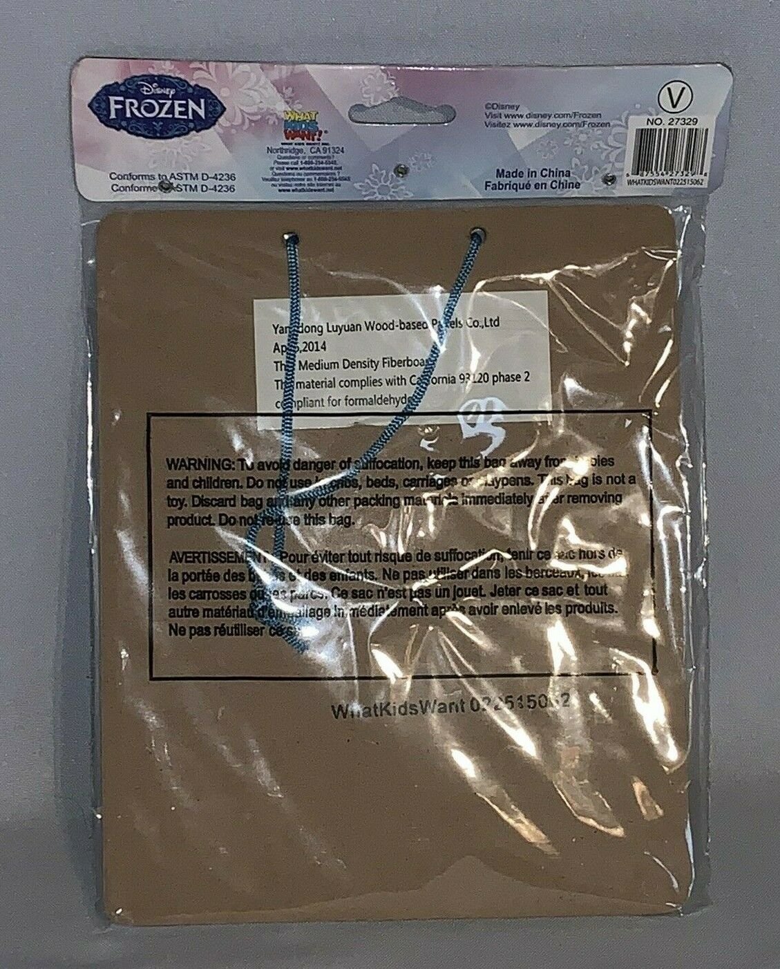 Disney Frozen Elsa Anna Olaf Hanging Chalkboard Chalk Eraser