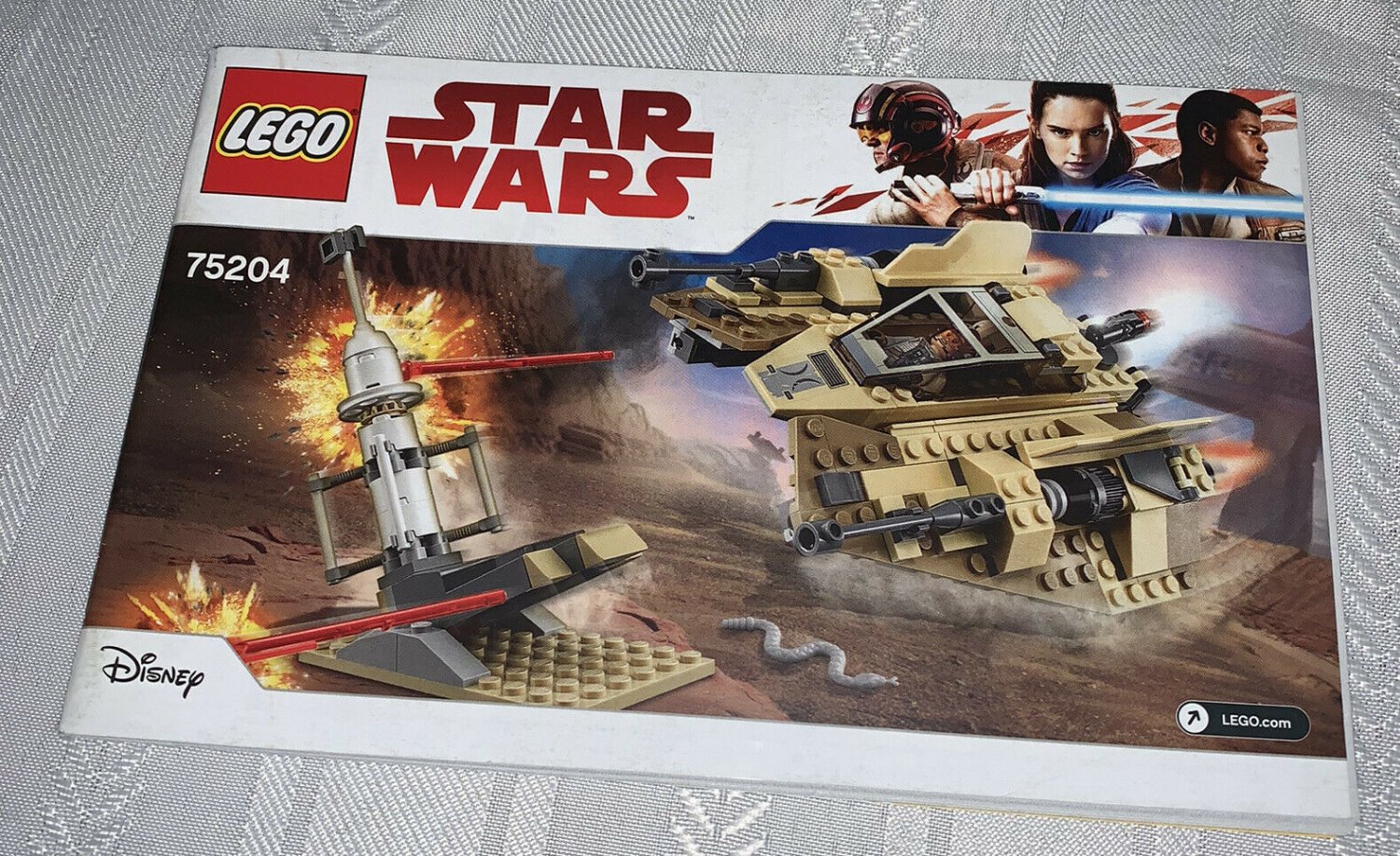 LEGO 75204 Star Wars Sandspeeder Instruction Manual Book ONLY