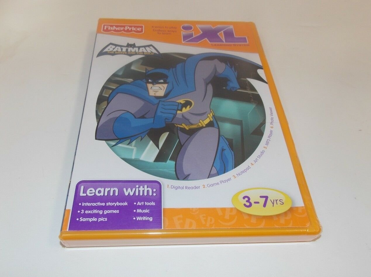 Fisher Price iXL Learning System Batman Game Software