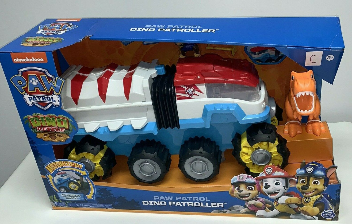 Paw Patrol Dino Rescue Dino Patroller Motorized Team Vehicle Chase and ...
