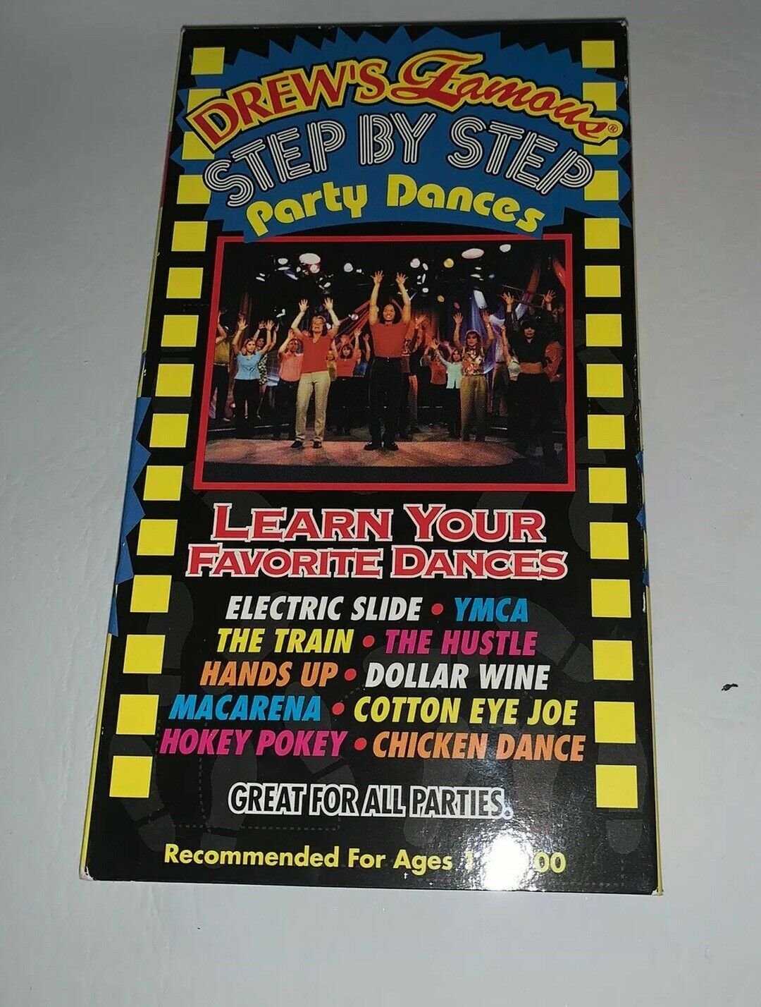 Drew's Famous Step By Step Party Dances VHS Electric Slide Instructional