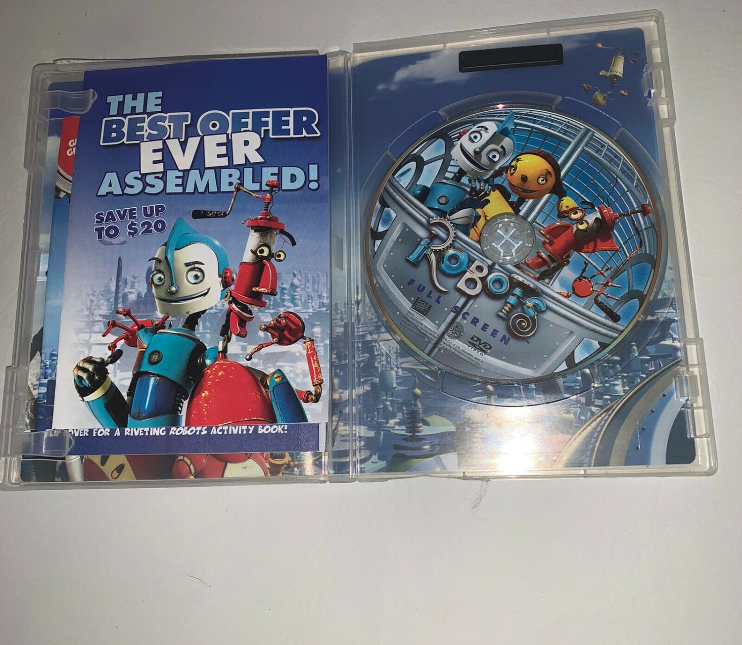 Robots DVD Full Screen Edition Halle Berry Robin Williams Amanda Bynes