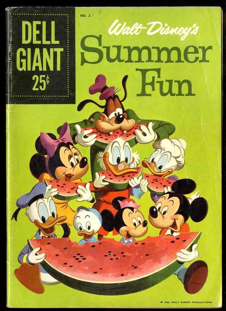 WALT DISNEY'S SUMMER FUN, #2 195 [COMIC BOOK] .25C9