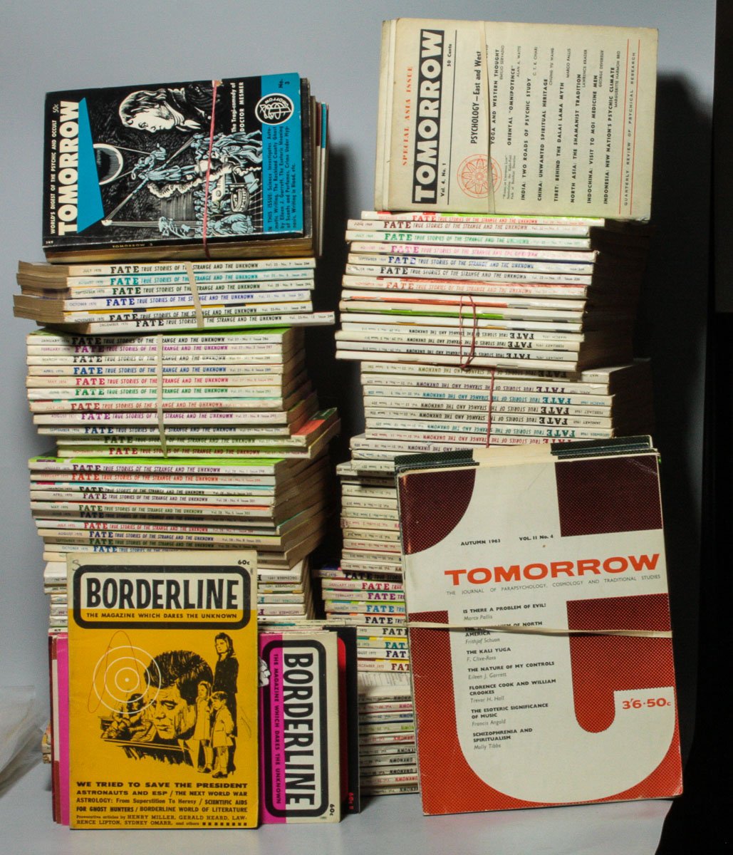 GROUP OF APPROX 150 PULP OCCULT MAGAZINES, "FATE" "BORDERLINE ...