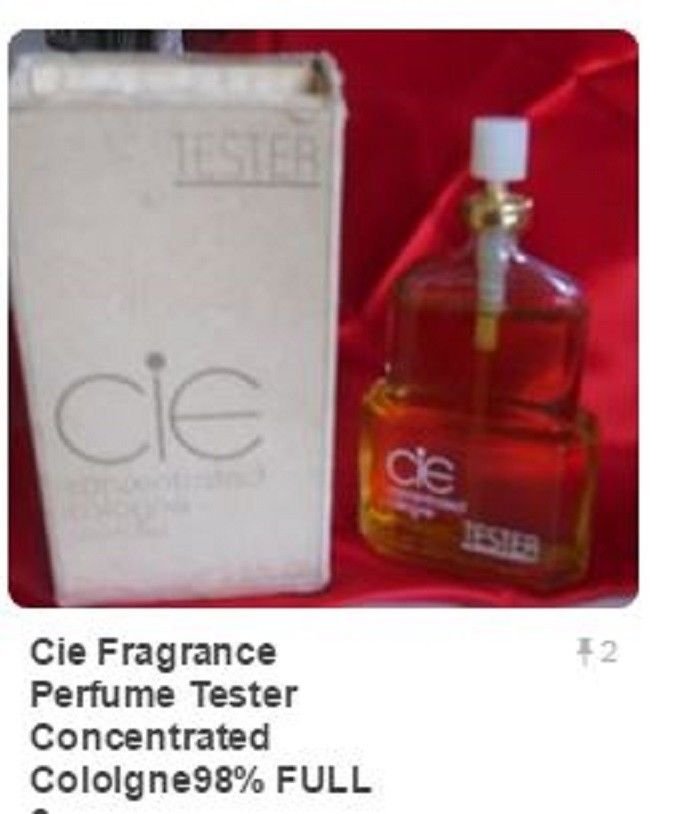 FRAGRANCE CIE PERFUME TESTER CONCENTRATED COLOGNE 98% FULL 2 FL OZ CIE ...