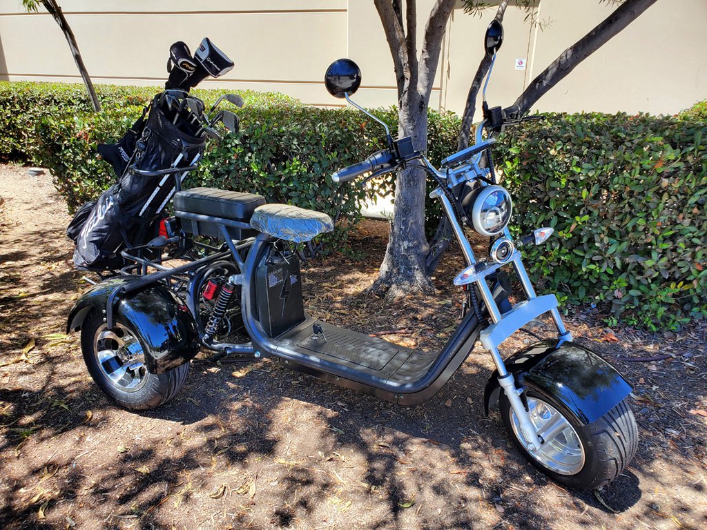 Electric 3 Wheel Trike Scooter Golf Cart Harley Chopper Motorcycle