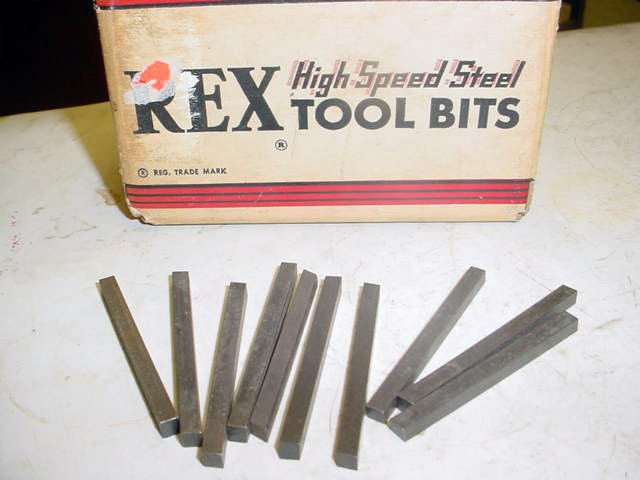 BRAND NEW LOT OF 10 PCS 3/16" X 2 1/2" REX AAA HSS TOOL BITS FREE SHIPPING