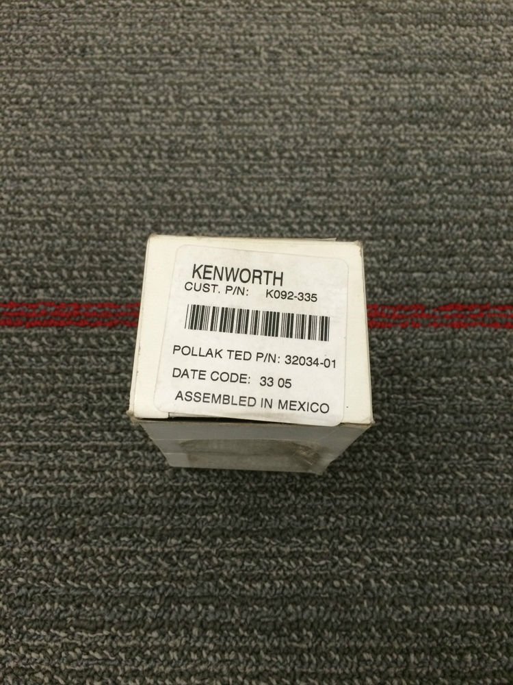 Genuine Kenworth Truck Part Control Panel Light Inline Switch K092-335