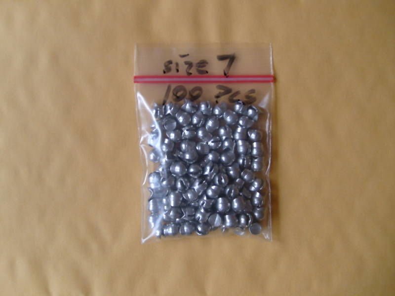 REMOVABLE SPLIT SHOT SINKERS SIZE 7 LOT OF 200 PCS LEAD FREE USA SHIPPING