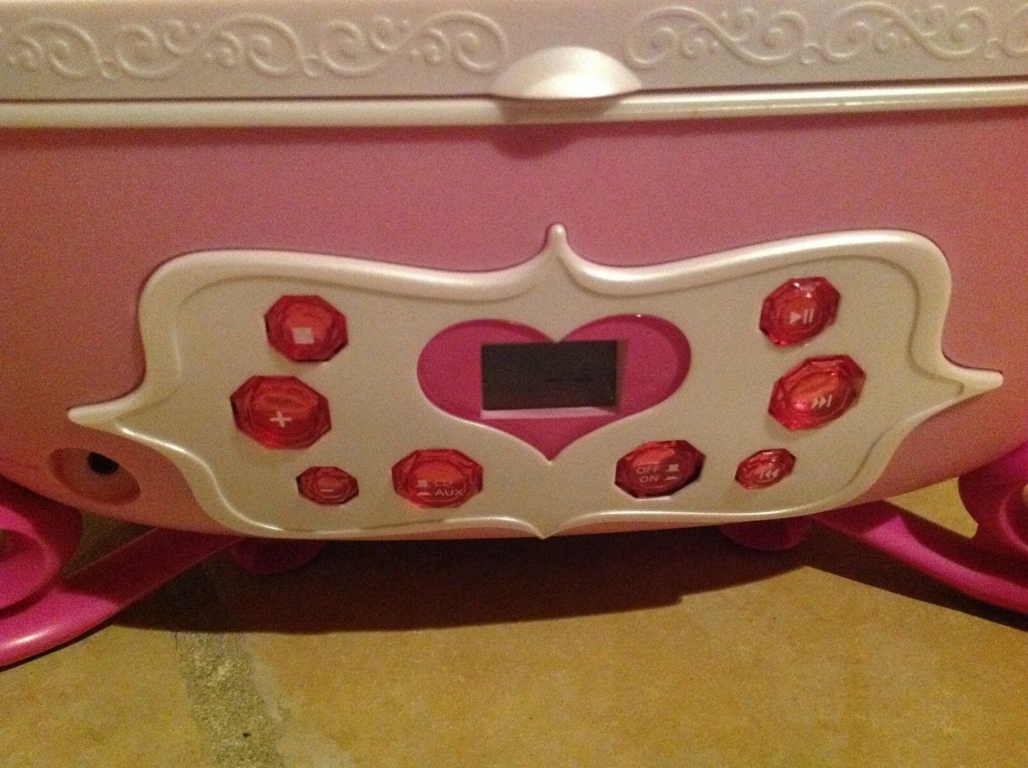 Disney Princess CD Boombox P500B Musical Jewlery Box