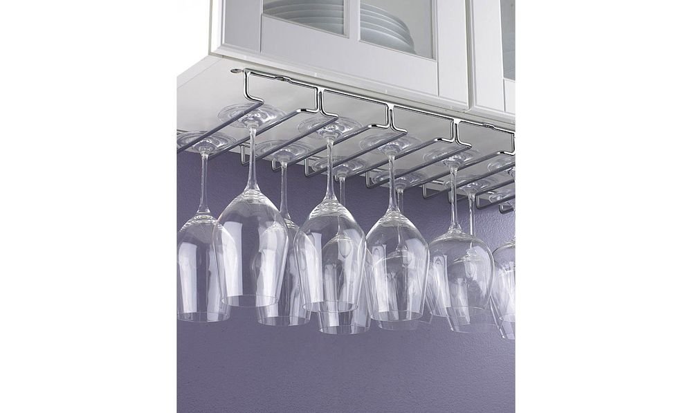 Wine Enthusiast Large Under Cabinet Stemware Rack