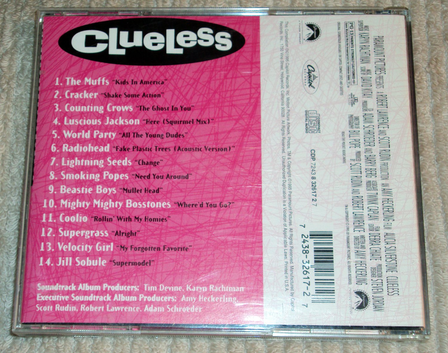 Clueless Original Motion Picture Soundtrack CD Radiohead, Coolio