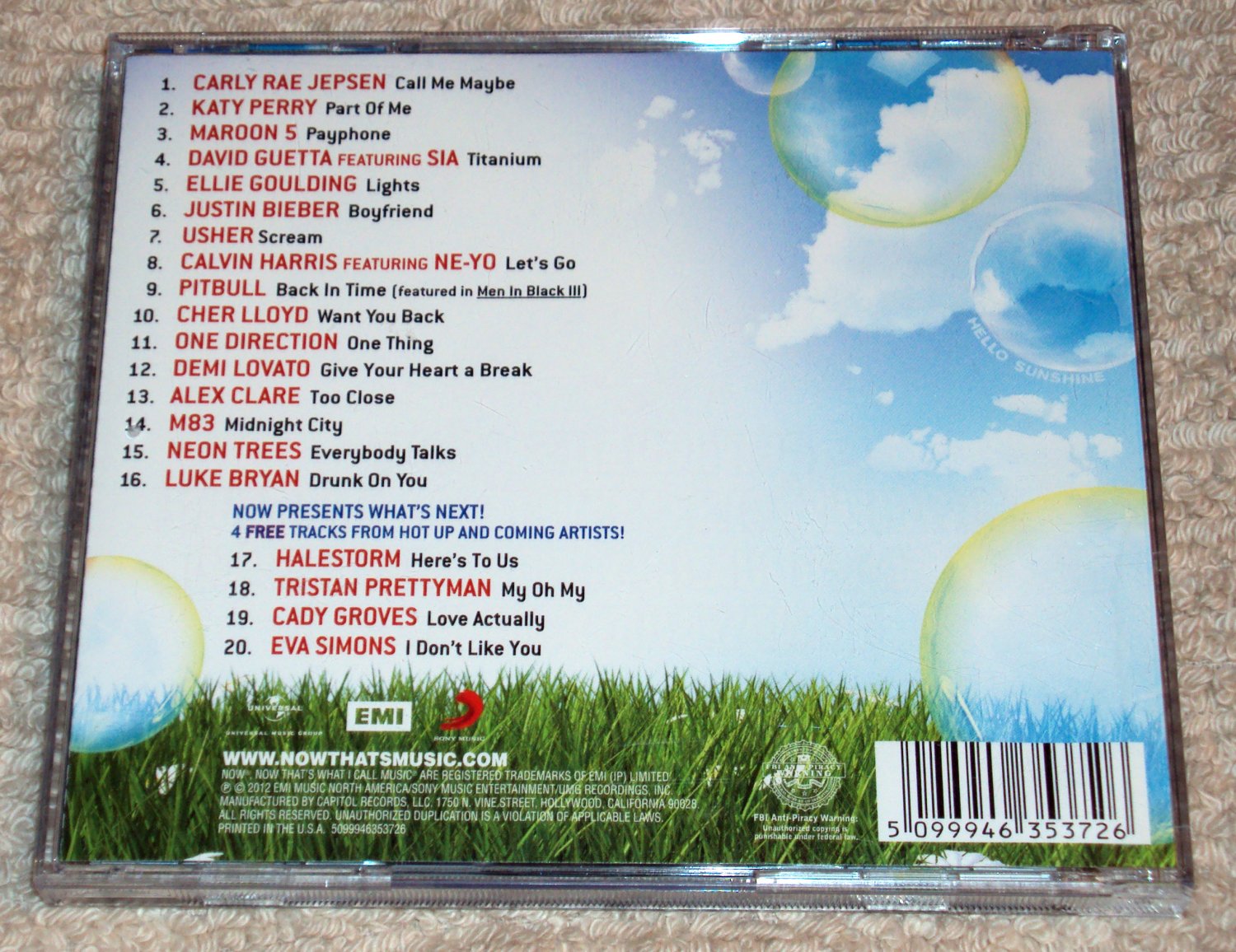 Now That's What I Call Music! 43 CD Maroon 5, Justin Bieber, One Direction