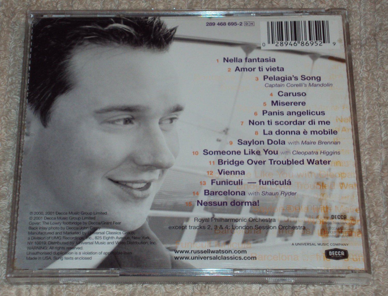Russell Watson - The Voice CD 15trks