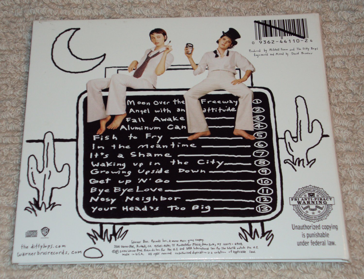 The Ditty Bops - Moon Over The Freeway CD