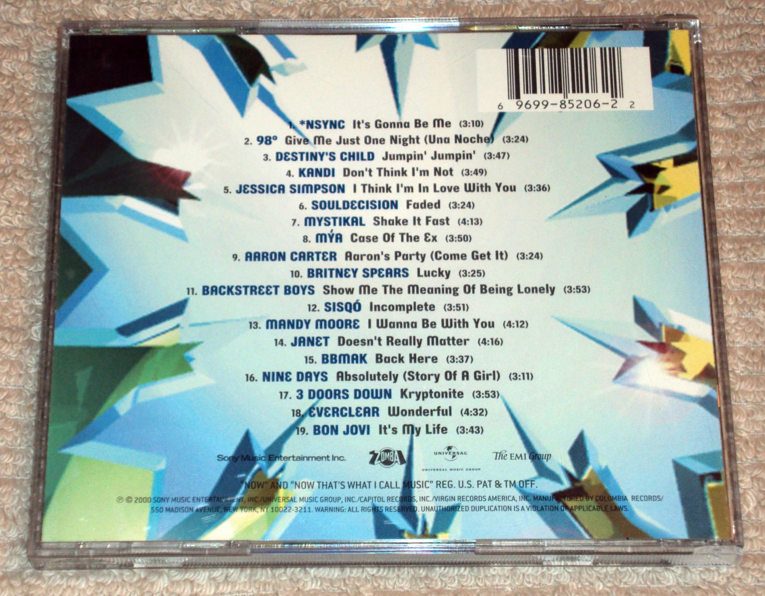 Now That's What I Call Music! 5 CD NSync, 98, Bon Jovi, Everclear