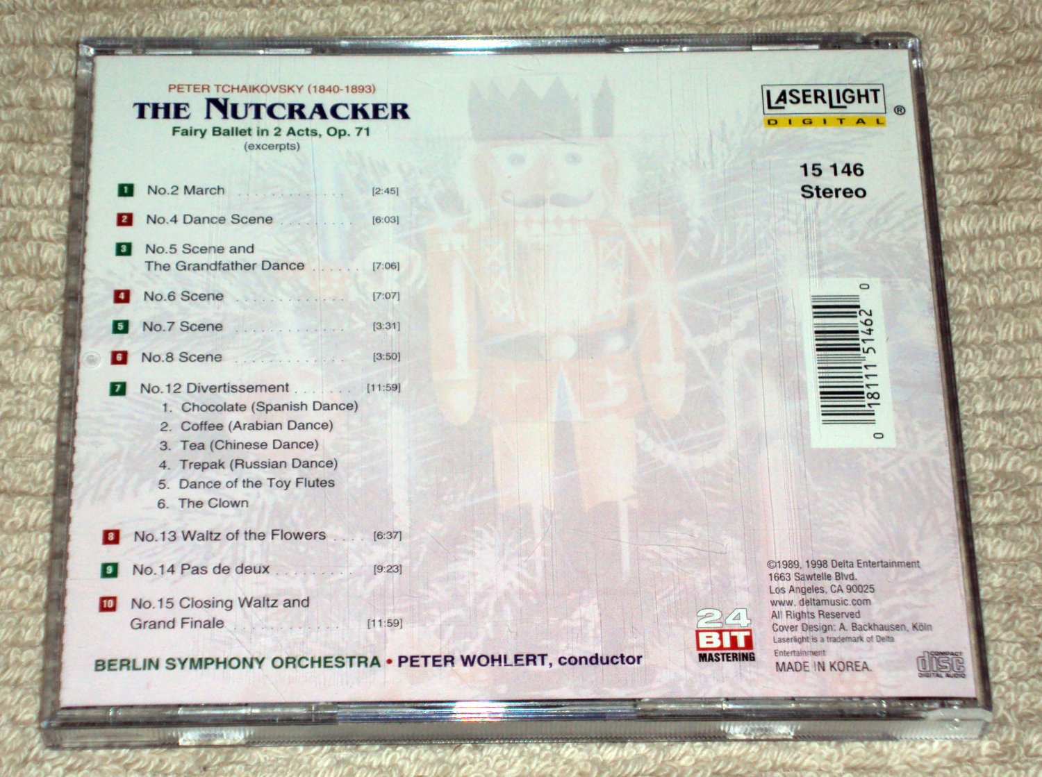 Peter Tchaikovsky – The Nutcracker Highlights (CD, 24 Bit Digital ...