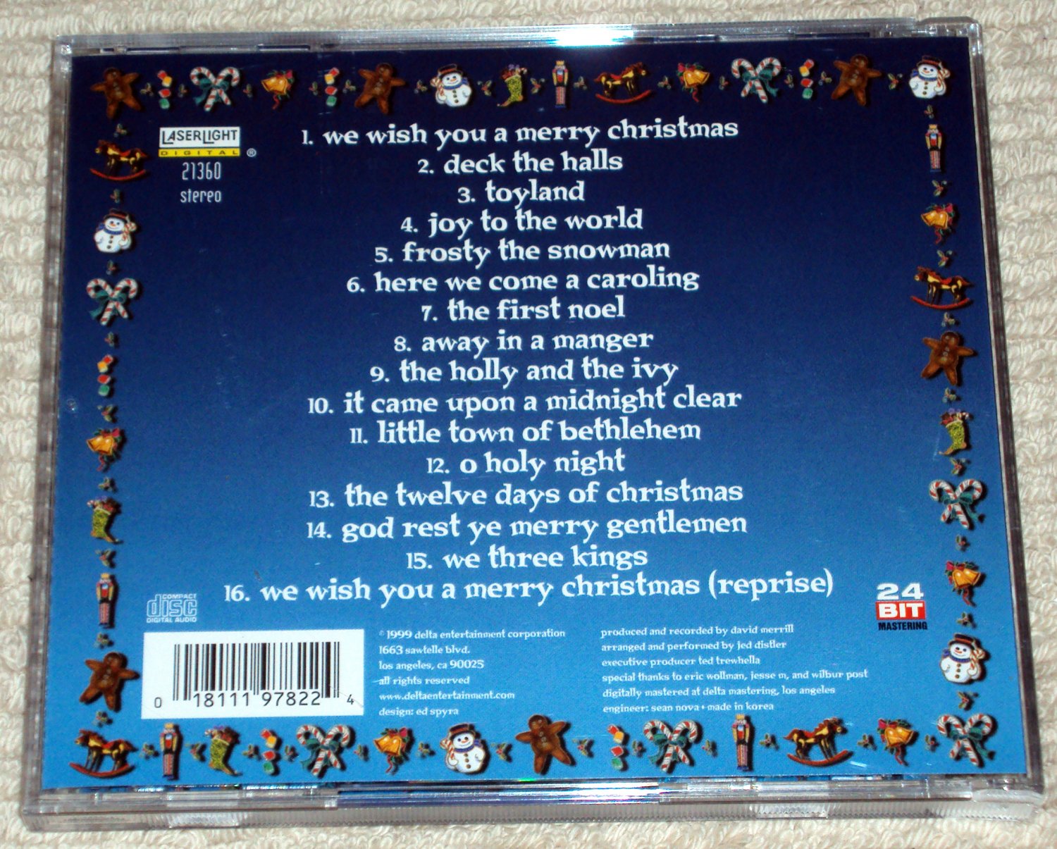 Toyland – Baby’s First Christmas (CD, 16 trks) Jed Distler