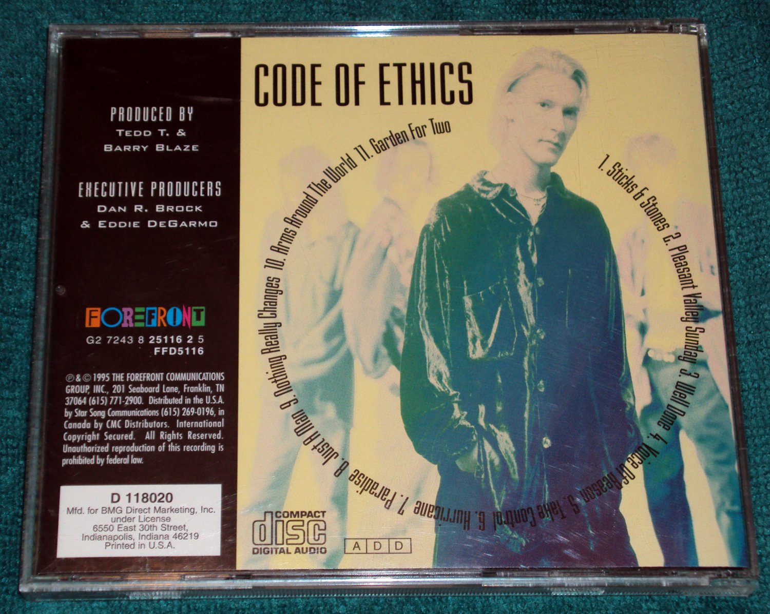Code Of Ethics – Arms Around The World (CD, 11 Tracks)