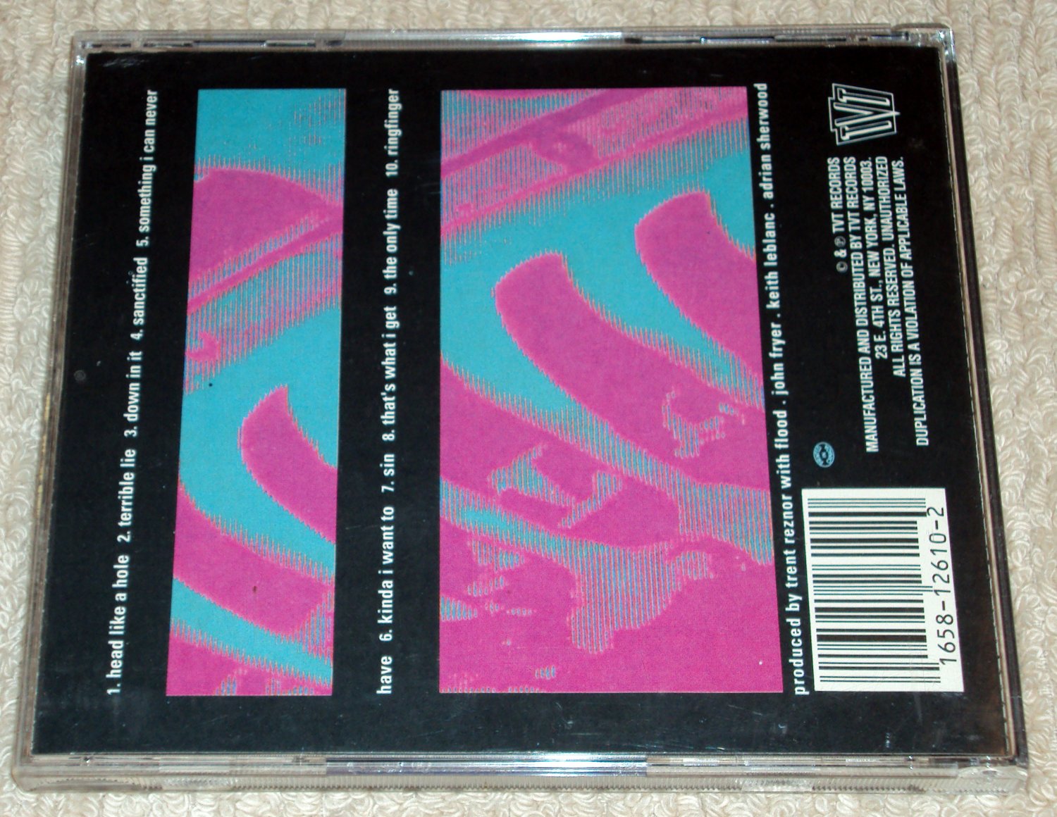 Nine Inch Nails – Pretty Hate Machine (CD, 10 Tracks)