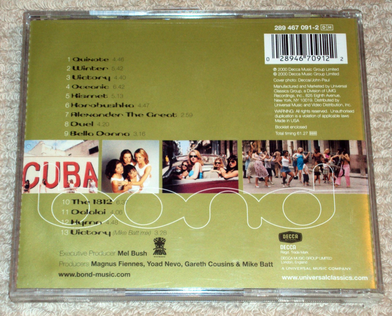 Bond - Born (CD 13 Tracks)