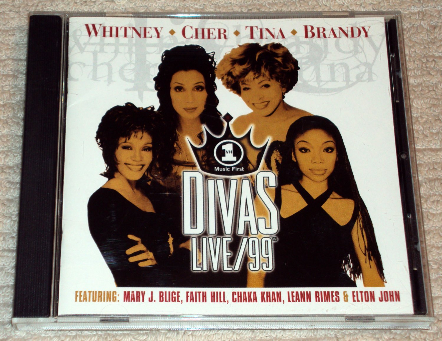 VH1 Divas Live/99 (CD, 13 Tracks) Whitney, Cher, Tina, Brandy, Rimes…