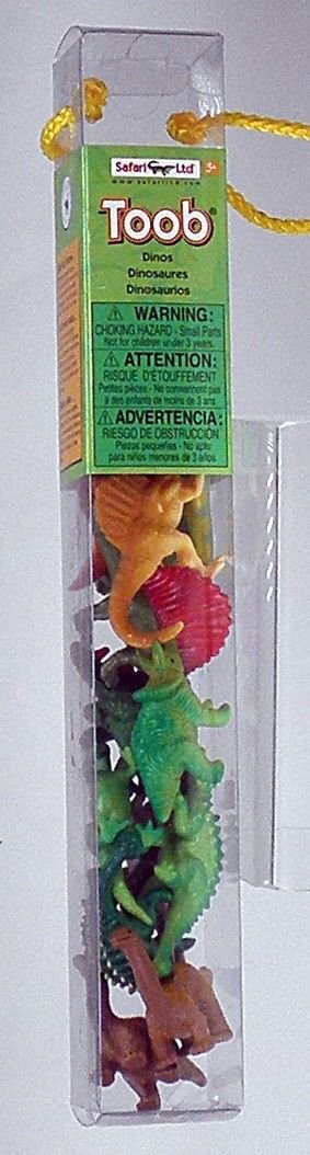 Safari Ltd Dinos TOOB 12 Piece Miniature Dinosaur Plastic Figures ...