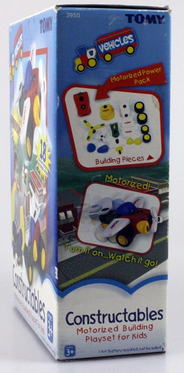 2003 Tomy Constructables Vehicles Motorized Building Play set