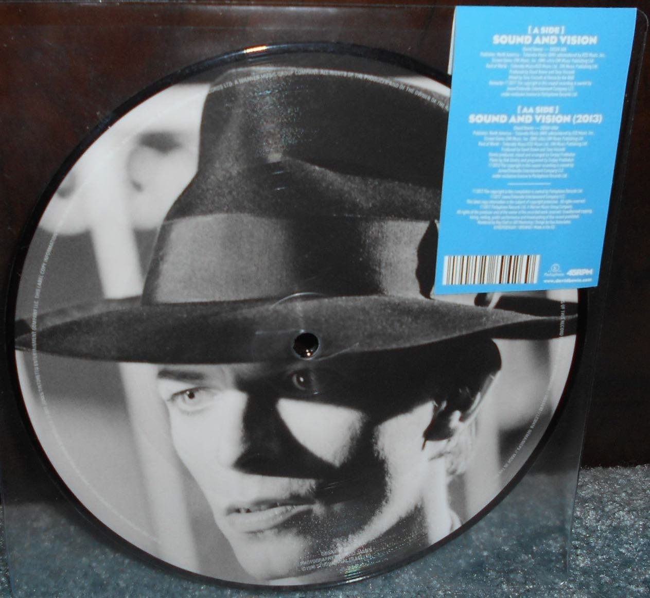 David Bowie Sound And Vision 7" Vinyl Picture Disc Single LP 45 New ...
