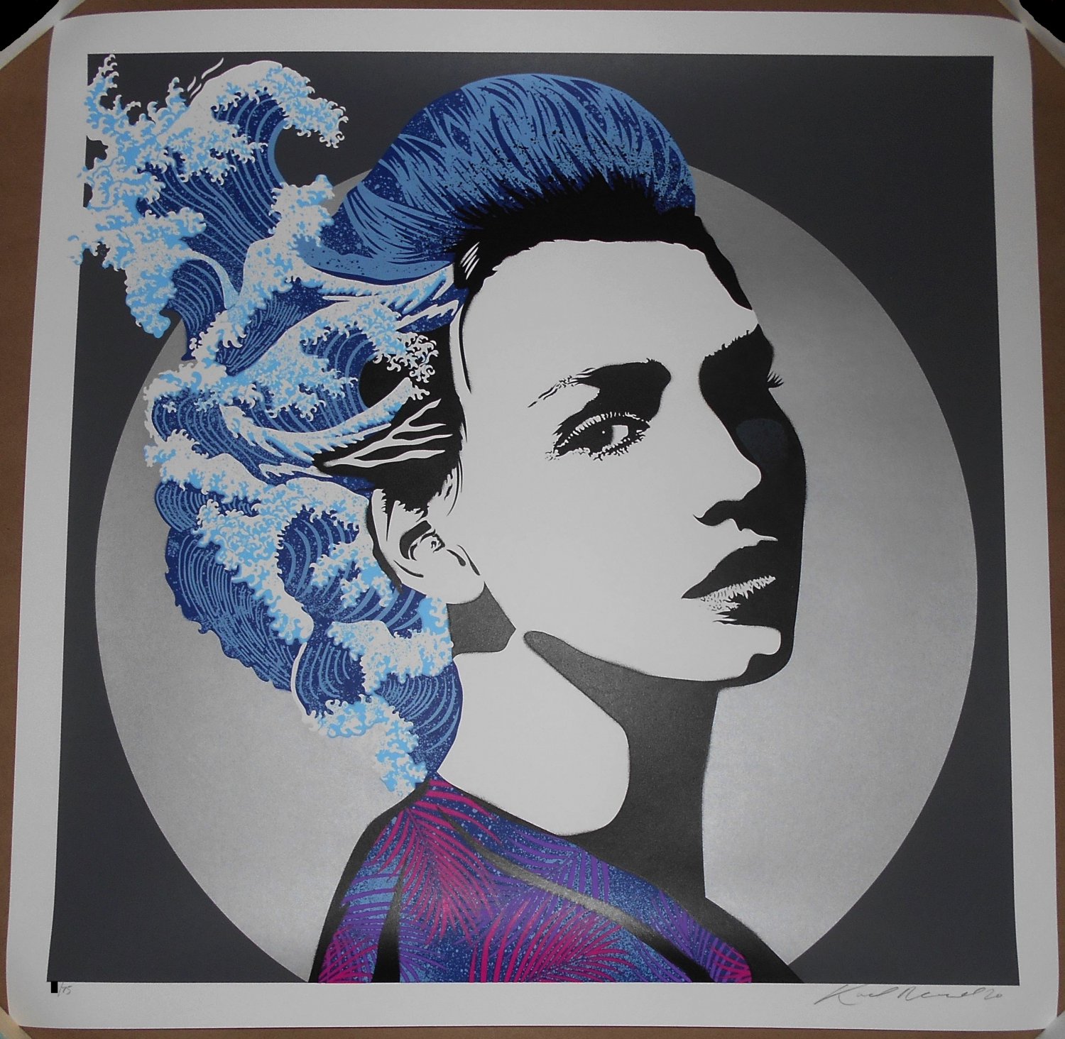 Karl Read Luna Screen Print Signed LOW NUMBER /75 Poster Art Regular ...